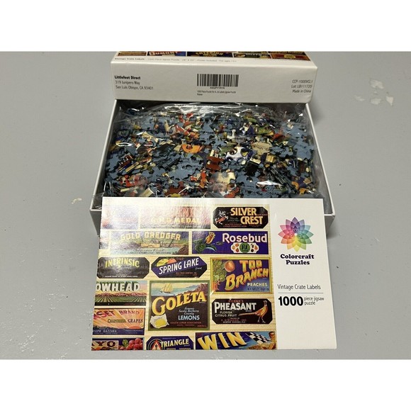 Colorcraft | Toys | Colorcraft Puzzles 00 Piece Jigsaw Puzzle Vintage ...